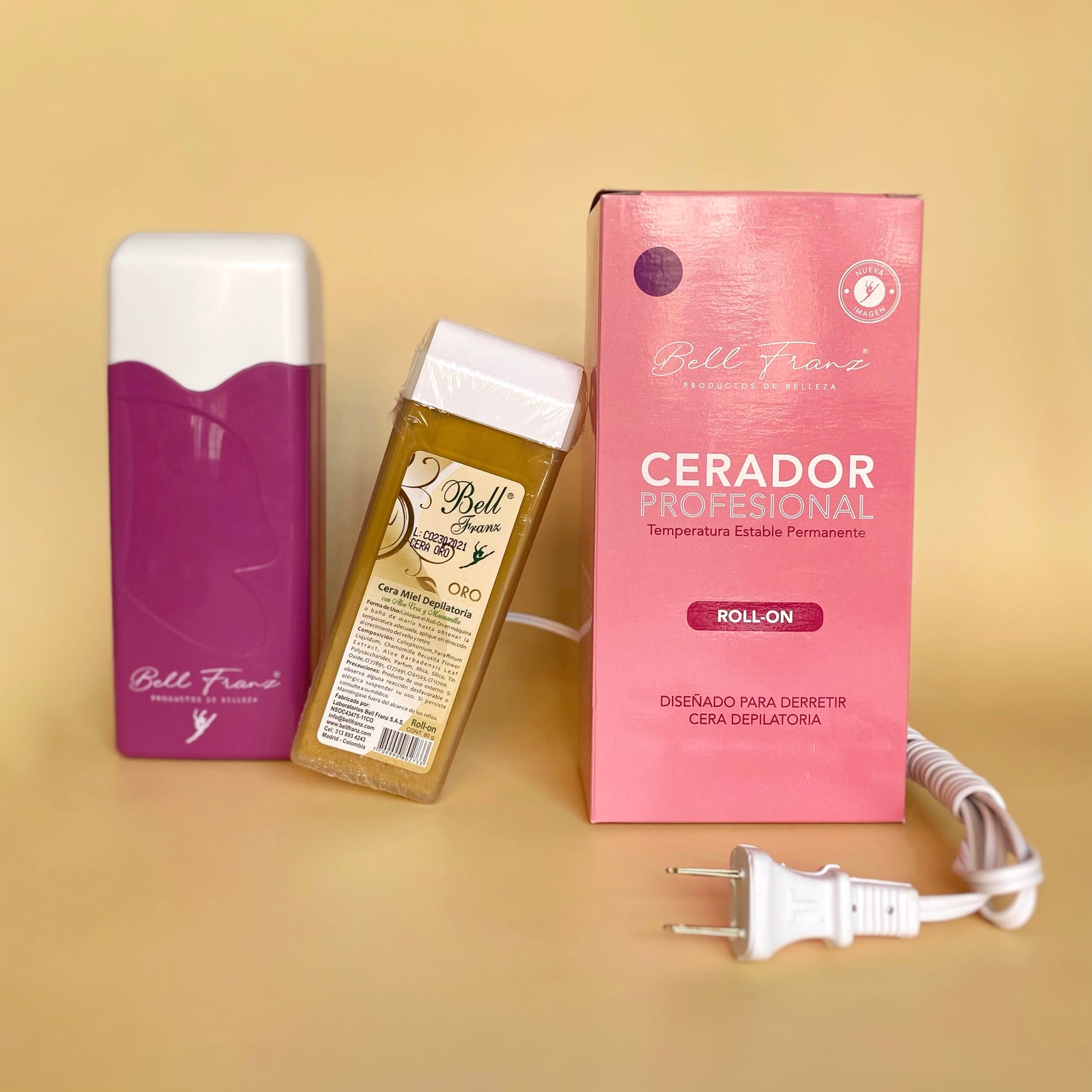 Cerador Roll-On Plástico – Bell Franz | Productos de Belleza